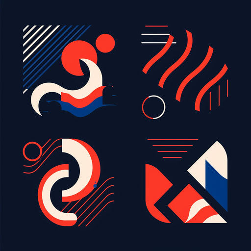 Logos with dynamic lines and bold typography – IMAGELLA