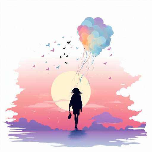 Goodbye clipart in the style of Pastel Colors Art – IMAGELLA