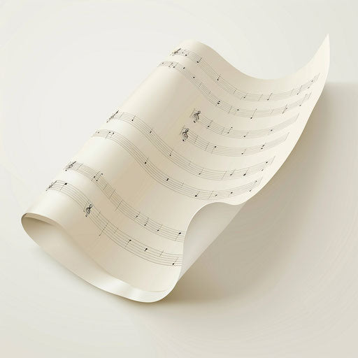 Realistic illustration of a note on a flat and white background, smooth ...