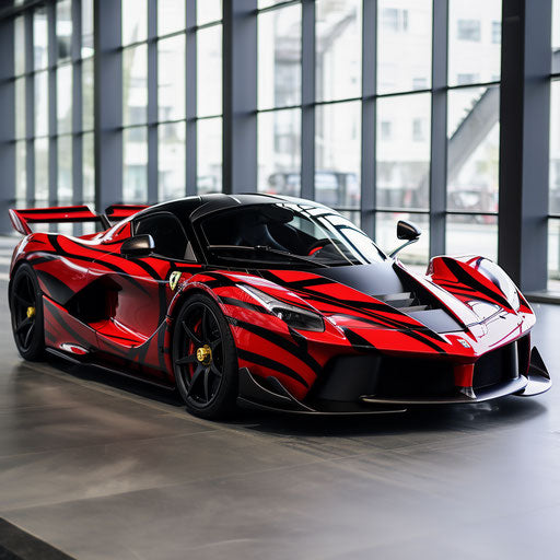 Classic custom decals following the contours of the car – IMAGELLA