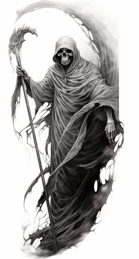 Dark reaper for sale airbrush art gray mystical – IMAGELLA