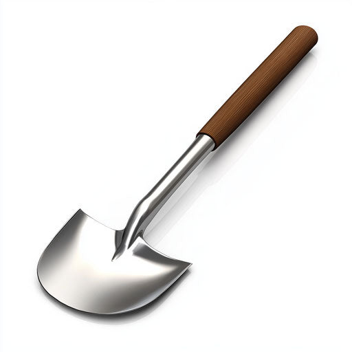 3D Garden Spade on white background, realistic style – IMAGELLA