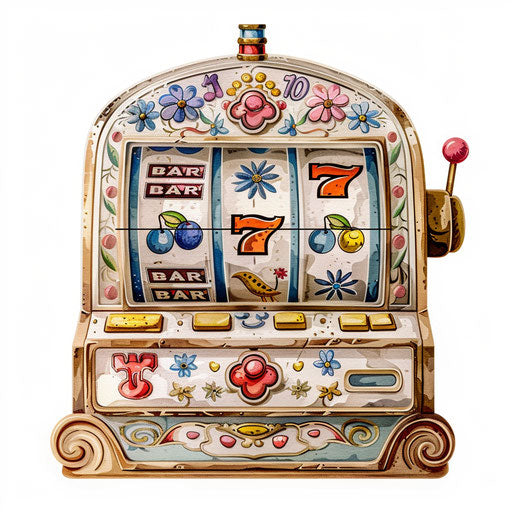 Realistic slot machine with detailed patterns and vivid colors – IMAGELLA