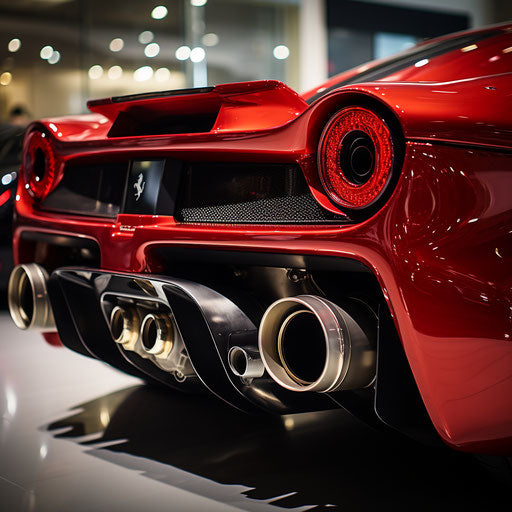 Classic Ferrari, larger exhausts – IMAGELLA