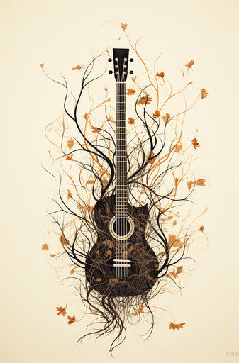 Acoustic Trees: Intricate and Delicate Line Work – IMAGELLA