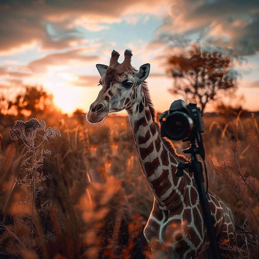 A giraffe photographer capturing the beauty of the natural world – IMAGELLA