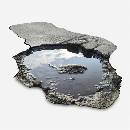 Realistic puddle clipart on white background – IMAGELLA