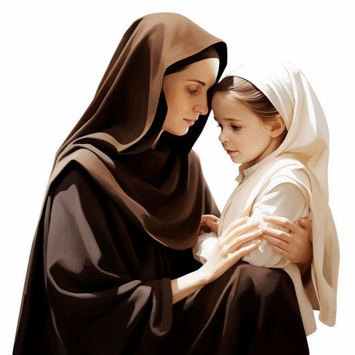 Sister illustration in the style of Chiaroscuro Art – IMAGELLA