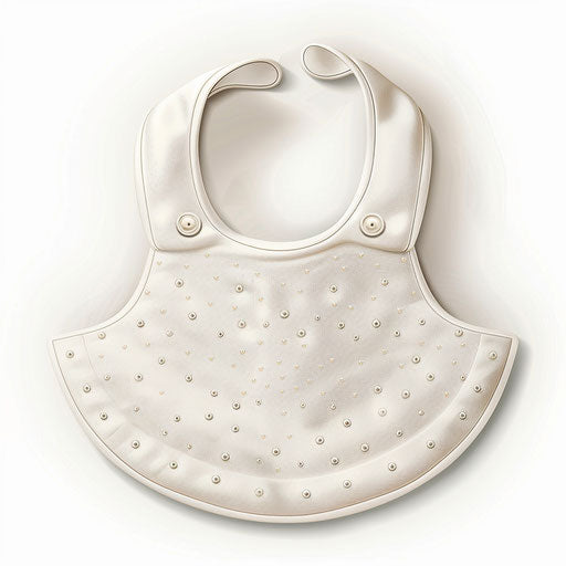 Photo-realistic clipart of bib on white background with soft lighting ...