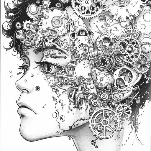 Clockwork tattoos in Hosoda style – IMAGELLA