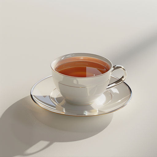 Photo-realistic tea cup clipart with soft lighting and textures – IMAGELLA