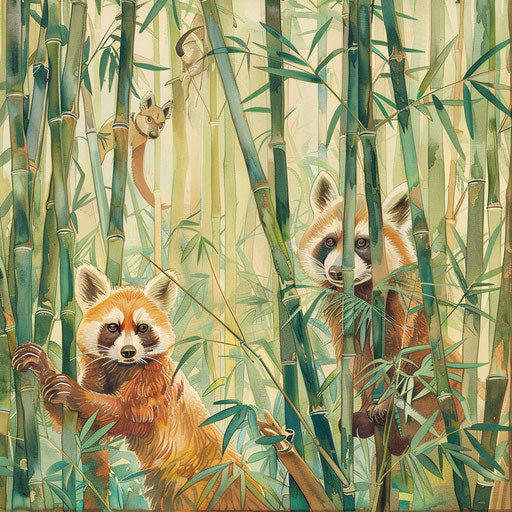 Animals blending in a bamboo forest – IMAGELLA