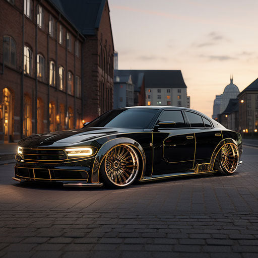 Dodge Charger Hellcat lowrider with hydraulics – IMAGELLA