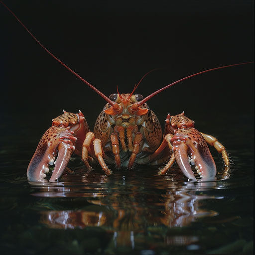 Crayfish with a regal pose in the water – IMAGELLA