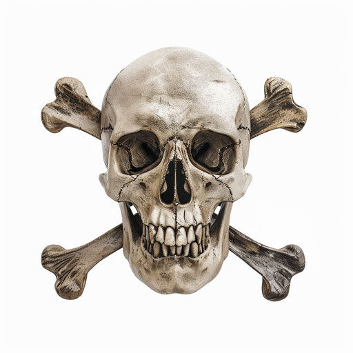 Skull and Crossbones in Photo Realistic Style – IMAGELLA