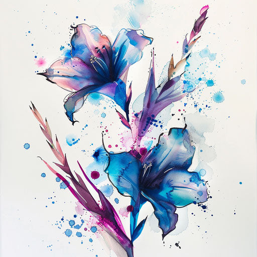 Abstract gladiolus tattoo interpretation – IMAGELLA