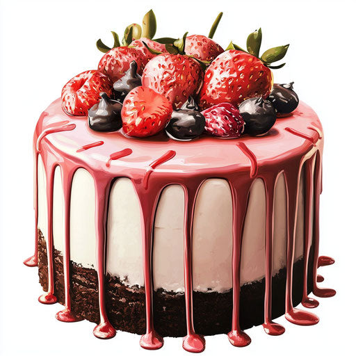 Realistic illustration of a cake topper – IMAGELLA