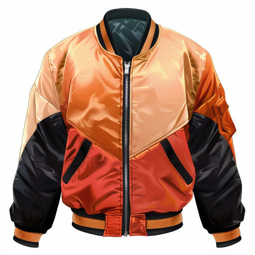 Realistic jacket illustration with flat white background – IMAGELLA