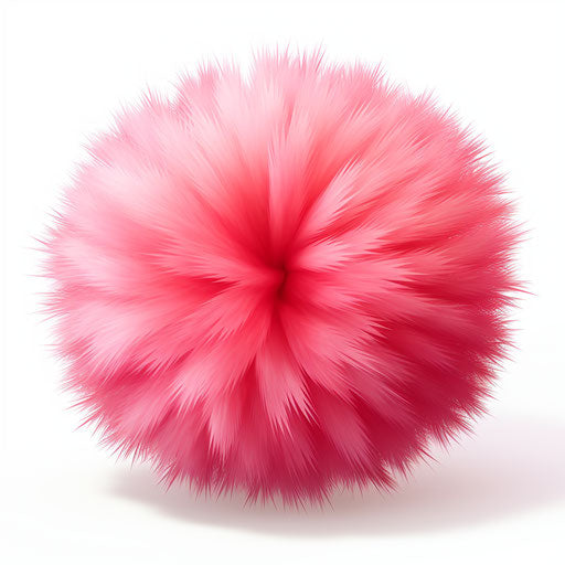 Pom pom artwork in the chiaroscuro art style, on white background ...