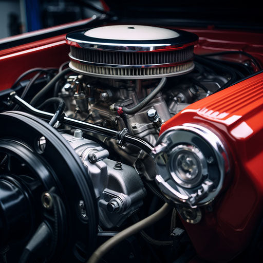 Classic car Chevrolet Camaro with supercharger intakes – IMAGELLA