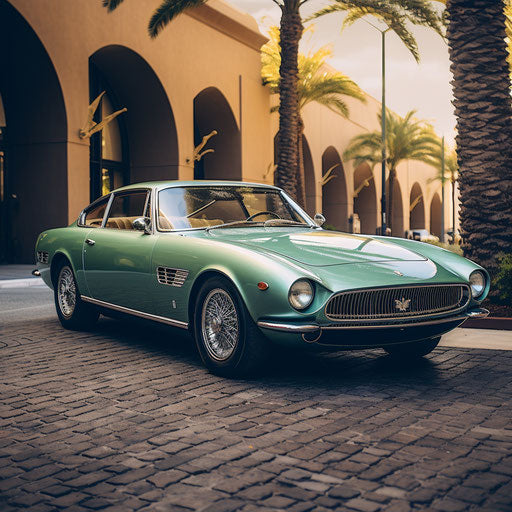 Classic Seafoam Green Maserati Ghibli – IMAGELLA