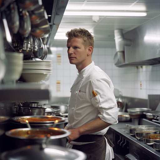 Professional chef managing a high-end restaurant kitchen – IMAGELLA