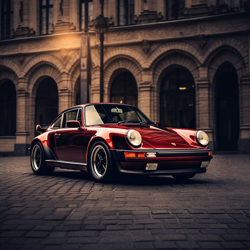 Classic front view of Porsche 911 Carrera – IMAGELLA