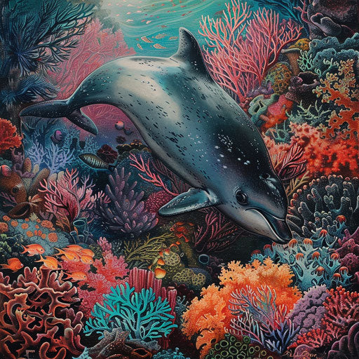 The solitary porpoise navigating coral reefs – IMAGELLA