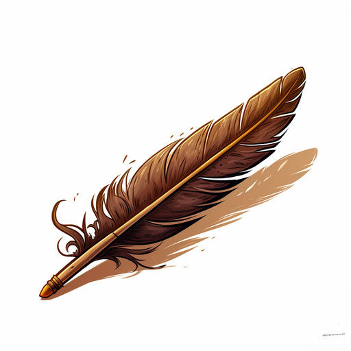 Quill illustration in the style of Chiaroscuro Art, on white background ...