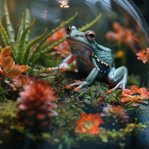 Exploring a delicate ecosystem by an adventurous frog – IMAGELLA