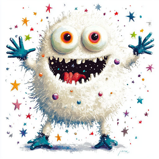 Humorous caricature of a snowy caricature with human characteristics ...