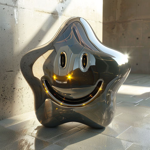 Imitated smiley face star, emotionally complex, smooth and shiny – IMAGELLA