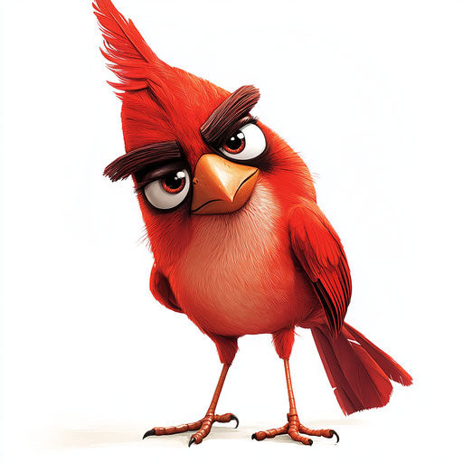 Humorous caricature of a cardinal character clipart – IMAGELLA