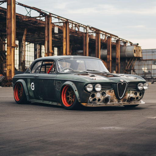 Classic Alfa Romeo Giulia Quadrifoglio Rat Rod Car – IMAGELLA