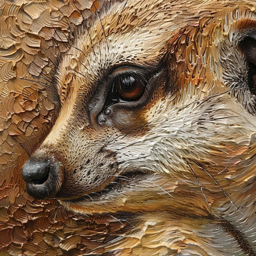 Intricate fur pattern of a meerkat, detailed and textured – IMAGELLA