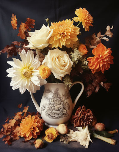 Autumnal flowers, bouquets for september – IMAGELLA