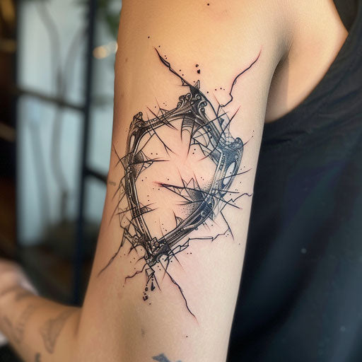 Shattered mirror tattoo curse mark – IMAGELLA