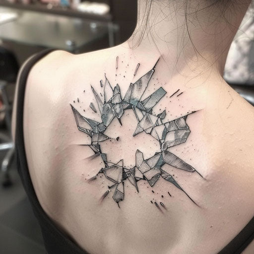 Shattered mirror curse mark tattoo – IMAGELLA