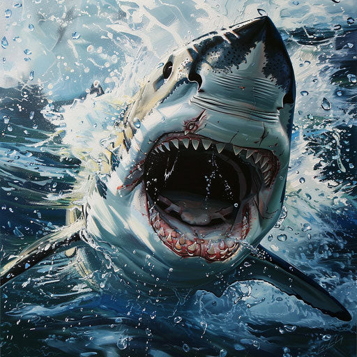 Shark following scent trail in the water – IMAGELLA