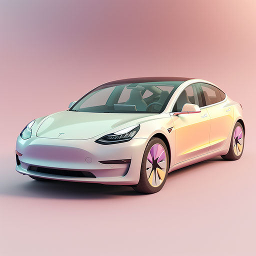 Pastel colors of the Tesla Model 3 – IMAGELLA