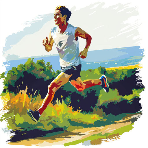 Photo realistic clipart of cross country scene with random backdrop ...