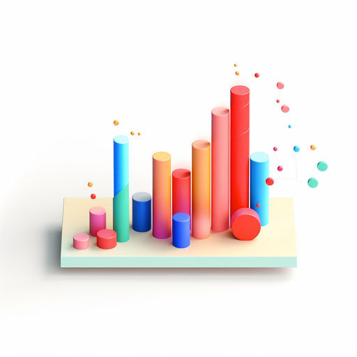 Minimalist style statistics clipart on white background – IMAGELLA