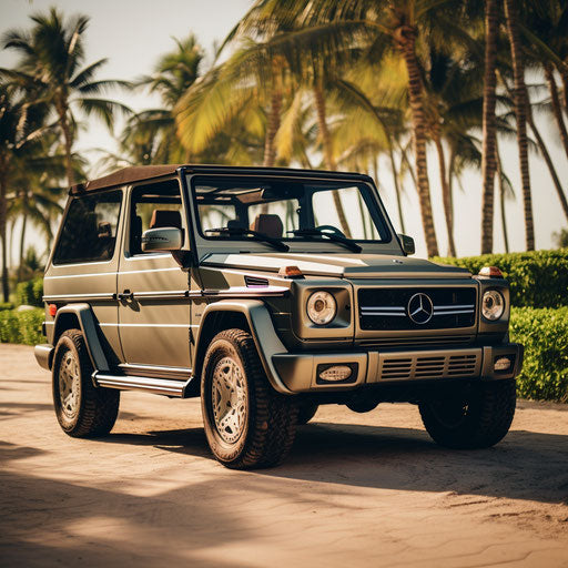 Mercedes Benz G Wagon classic convertible with the top down – IMAGELLA