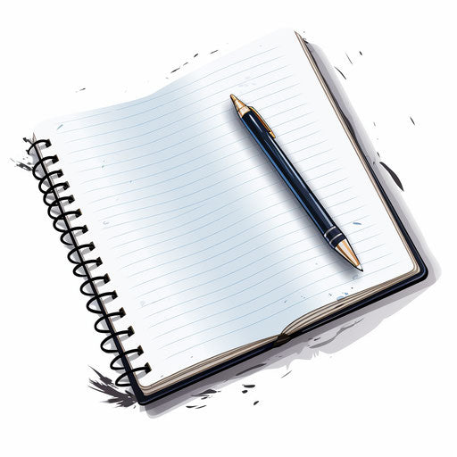 Illustration de papier calepin dans le style de l'art Chiaroscuro, sur ...