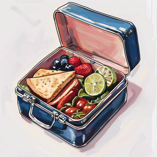 Photo realistic lunch box clipart on white background – IMAGELLA