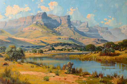 Transvaal Landscape, South Africa, late 19th century – IMAGELLA