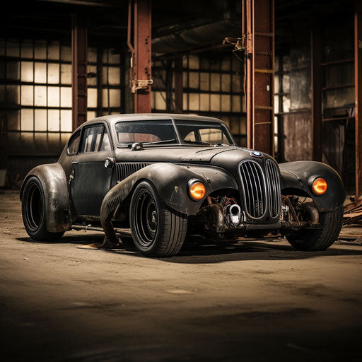 Classic rat rod BMW car – IMAGELLA