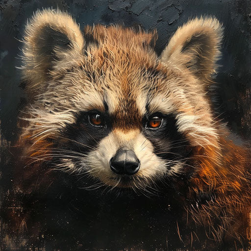 Detailed fur and intense gaze in tanuki portrait, in Frans Lanting ...