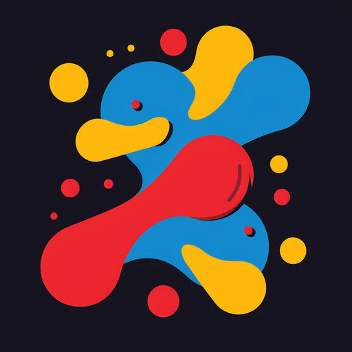 Bold company logo with vibrant colors and dynamic shapes – IMAGELLA