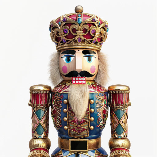 Hyper-realistic nutcracker clipart on flat white background – IMAGELLA